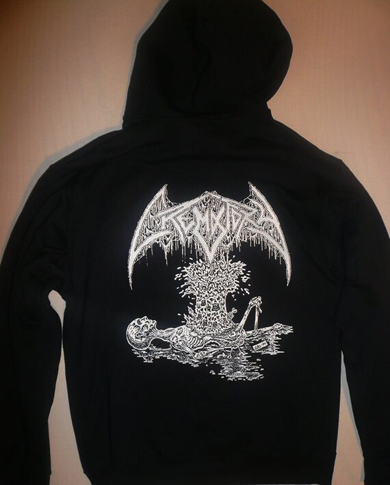 Crematory Exploding Chest Hooded Sweatshirt - Etsy