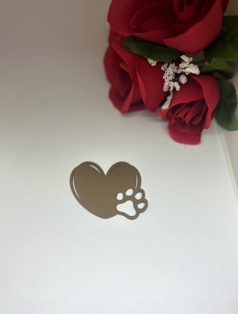 Brown Dog Paw Die Cut Outs - Etsy