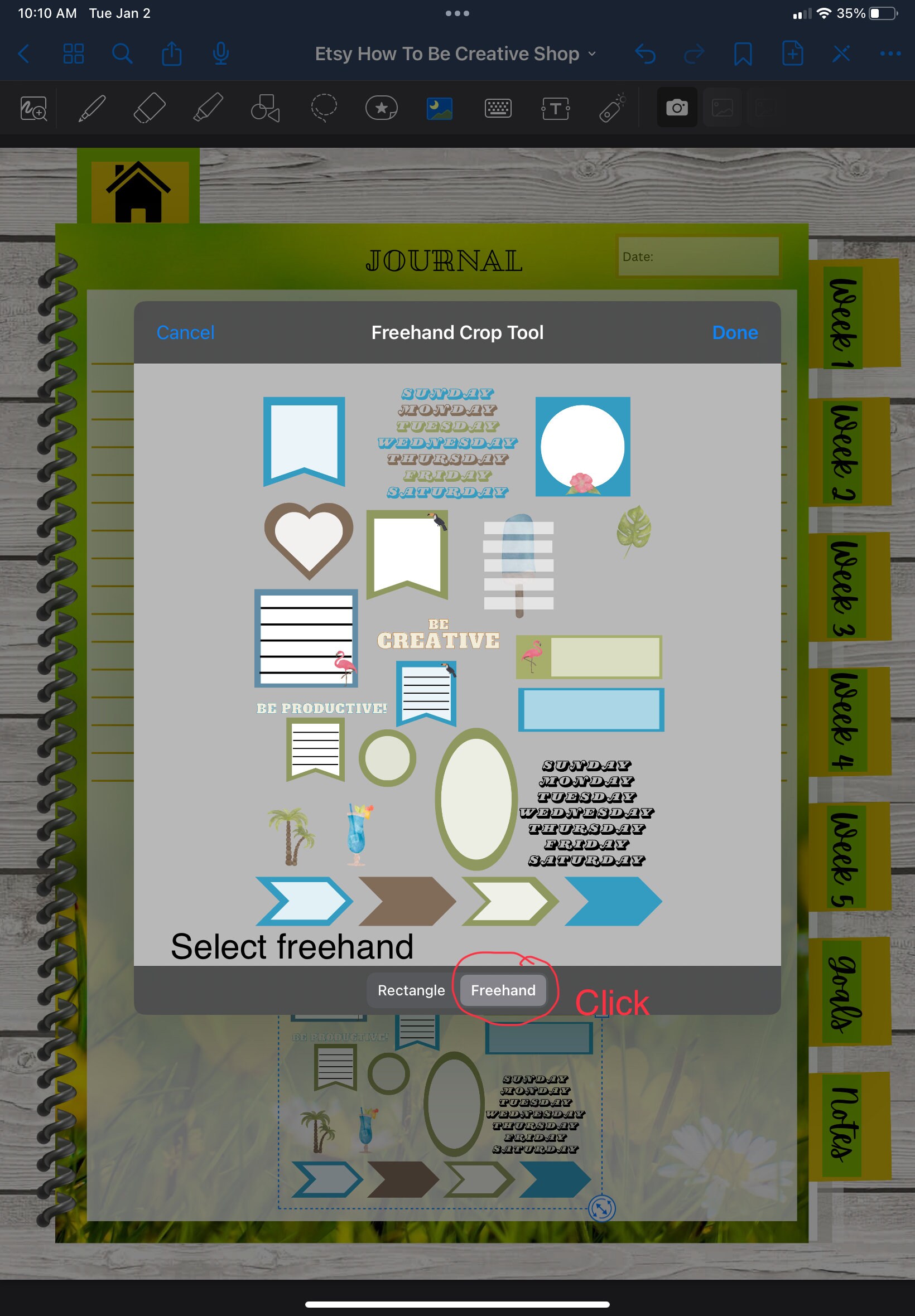 Digital Planner Stickers Mermaid Theme - Etsy