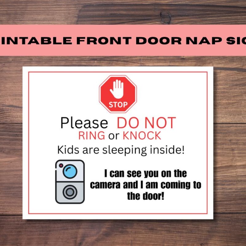 Do Not Ring Doorbell - Etsy