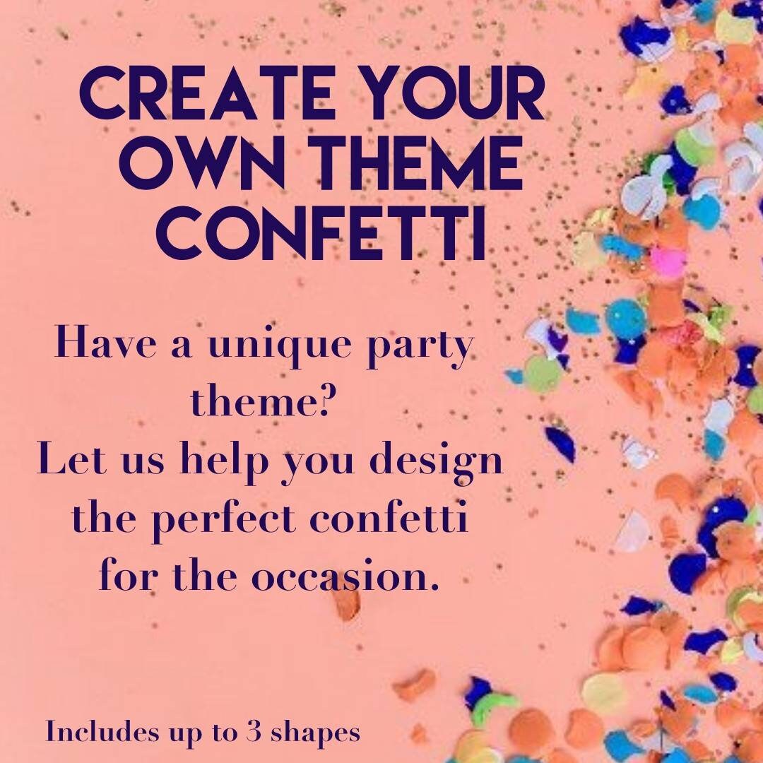 Custom Confetti, Custom Party Decor, Themed Birthday Confetti ...