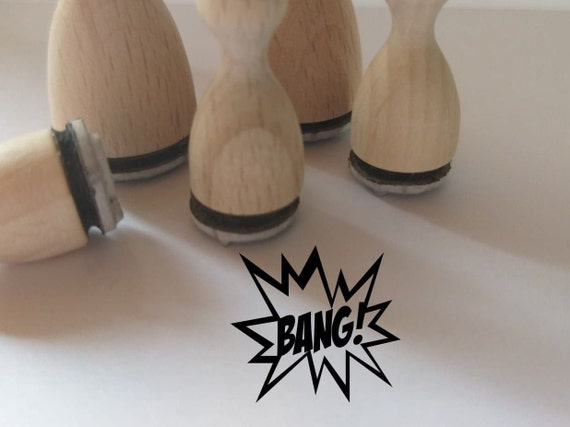 Mini Stempel Comic Bang für Karten Bullet Journal.... | Etsy
