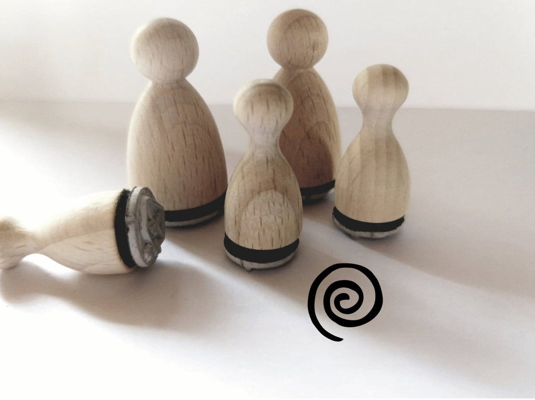Mini Stamp Spiral, Pattern, Squiggles for Cards, Gift Tags... - Etsy
