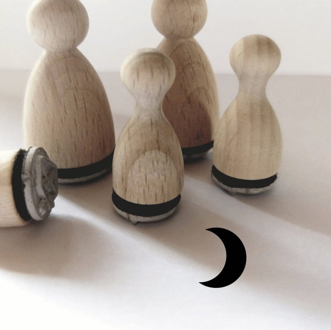 Mini Stamp Moon, Moon Safe, Space for Cards, Invitations, Gift Tags ...