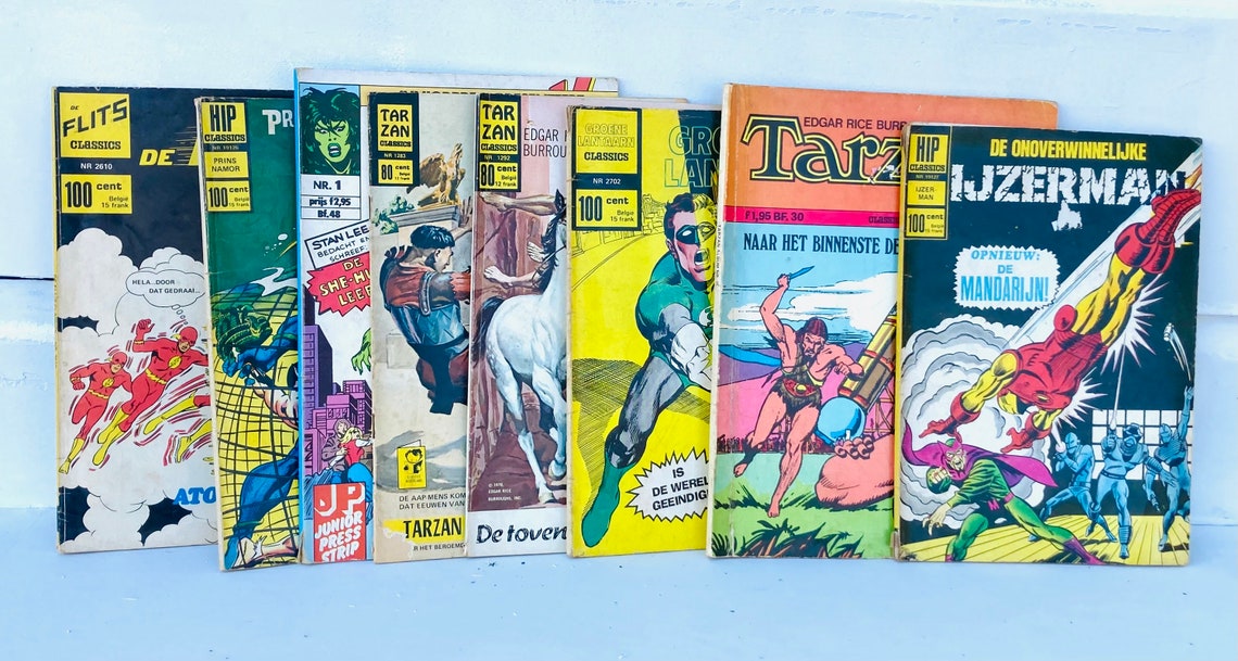 8 Comics, Dutch, 1970s. - Etsy