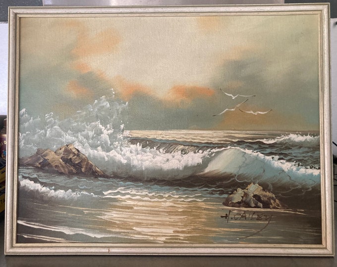 H Gailey Seascape Painting - Etsy
