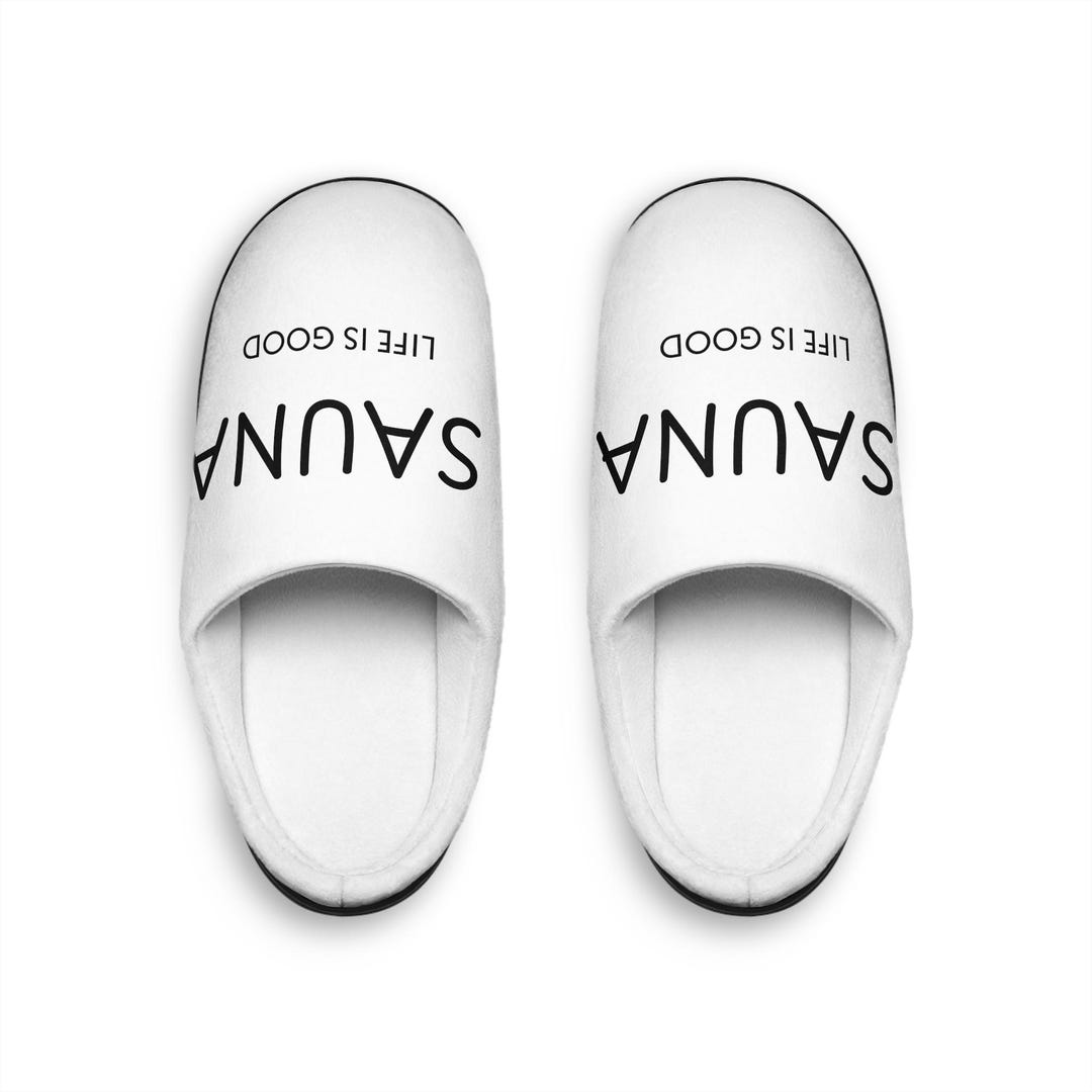 Sauna Slippers, Cozy Footwear for Relaxing at Home or Spa, Women's ...