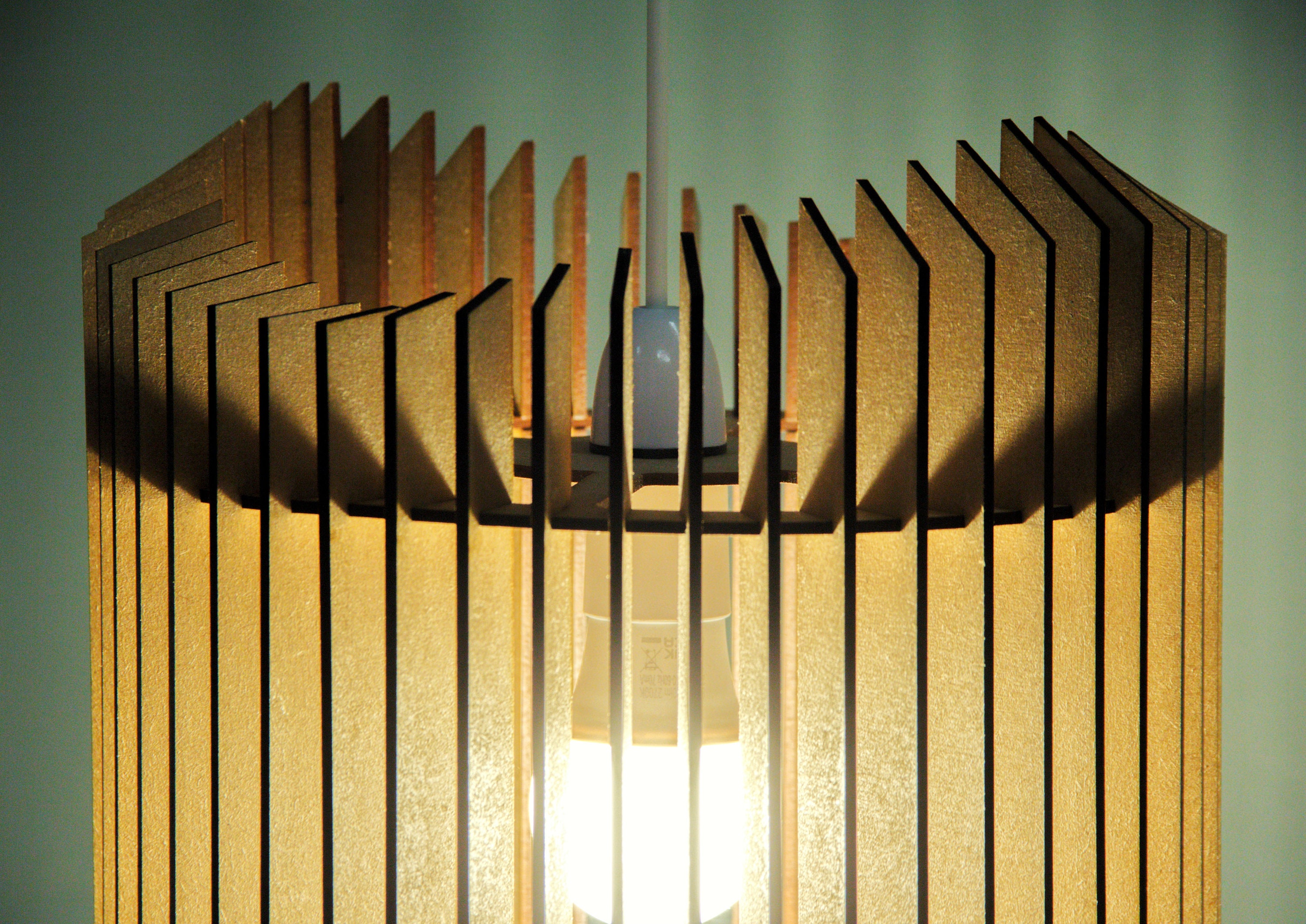 Laser Cut Lamp, Hanging Lamp Laser Files, Wooden Mid Century Wooden ...