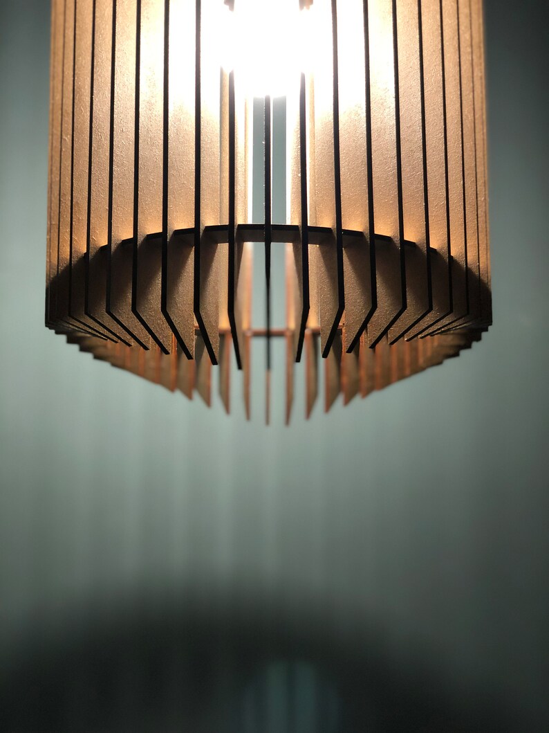 Laser Cut Lamp, Hanging Lamp Laser Files, Wooden Mid Century Wooden ...