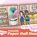 Printable Paper Doll House for Kids, DIY Busy Book, Paper Craft for ...