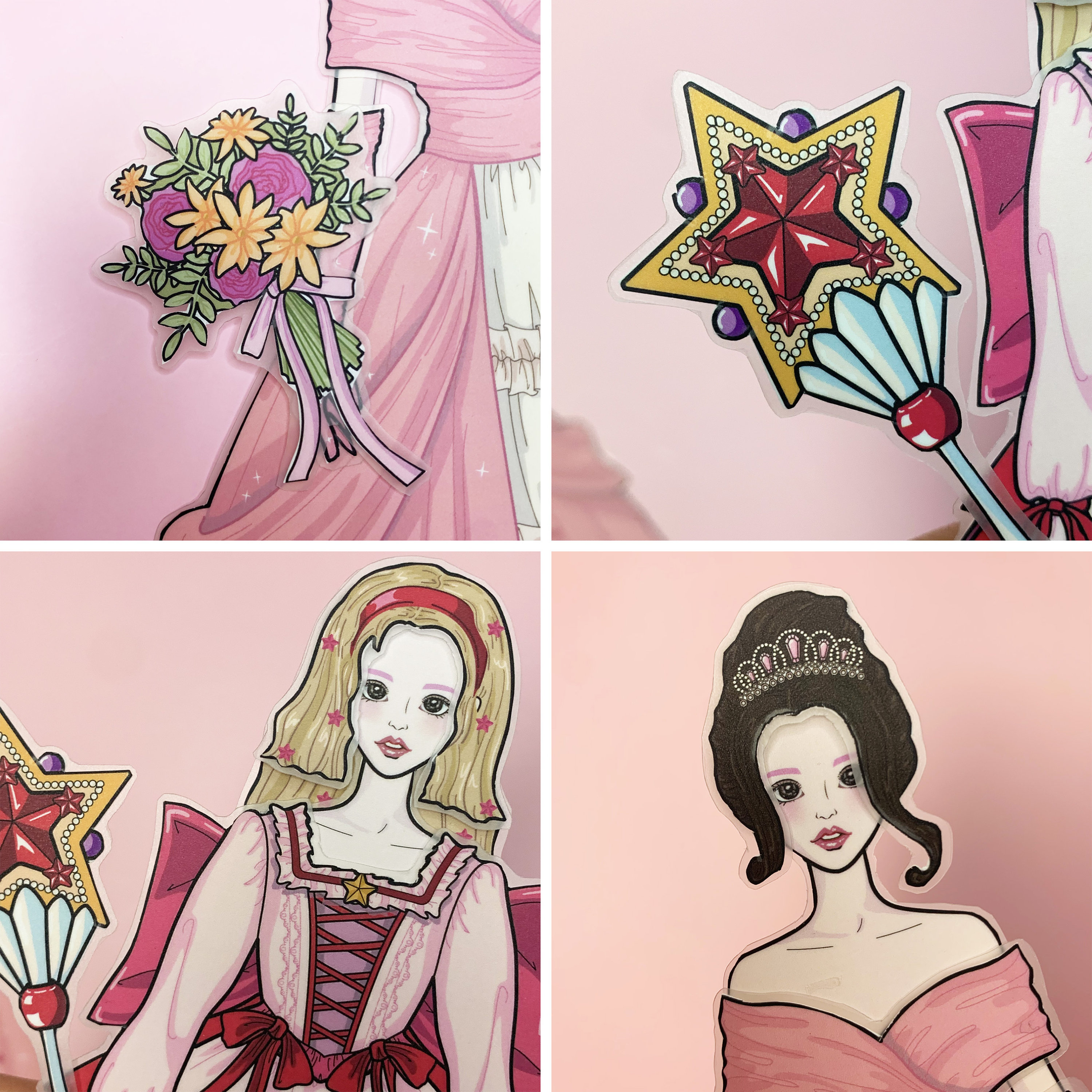 Paper Dolls Princess Play Kit Paper Doll House Dress Shop DIY - Etsy UK