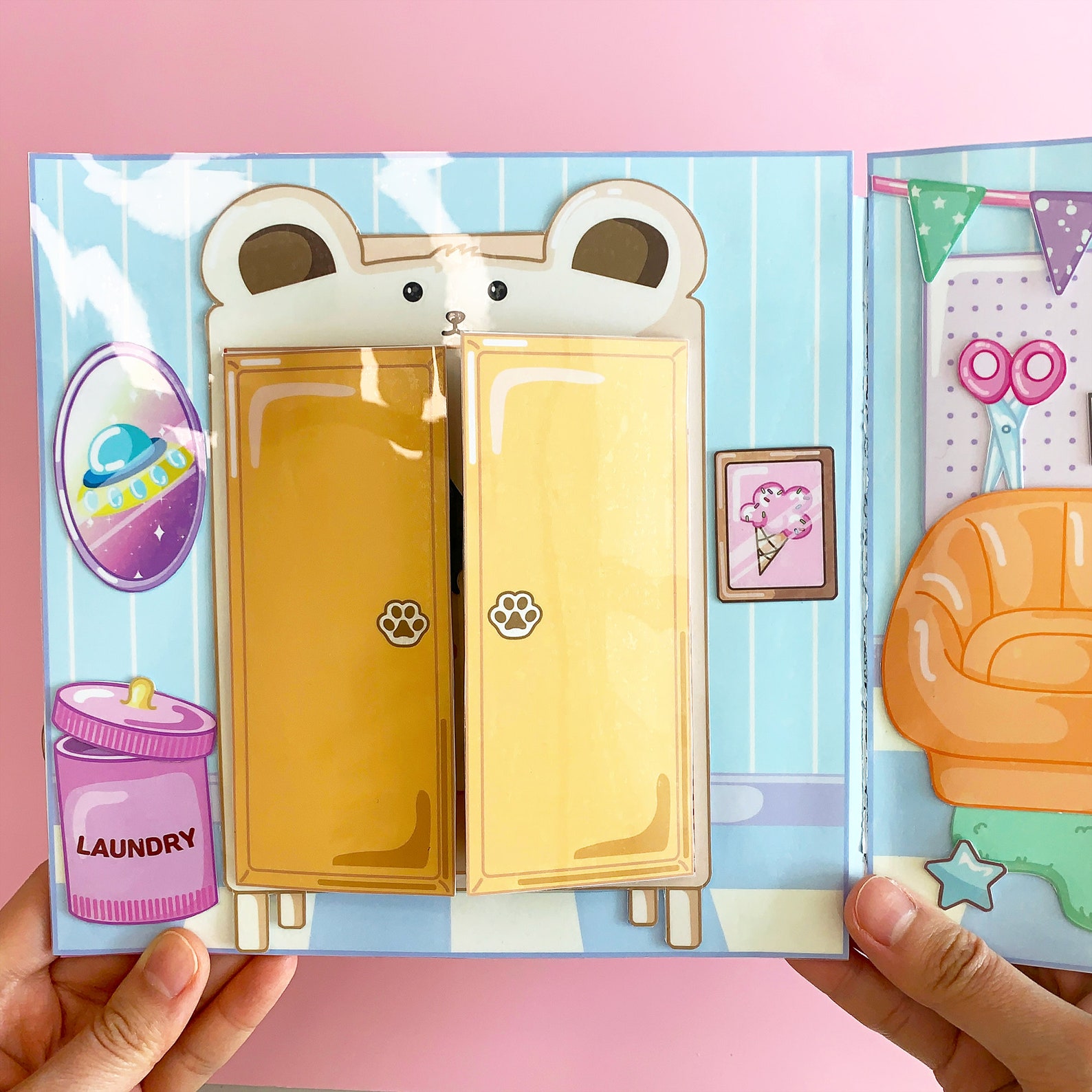 Printable Paper Doll House for Kids DIY Busy Book Paper - Etsy UK