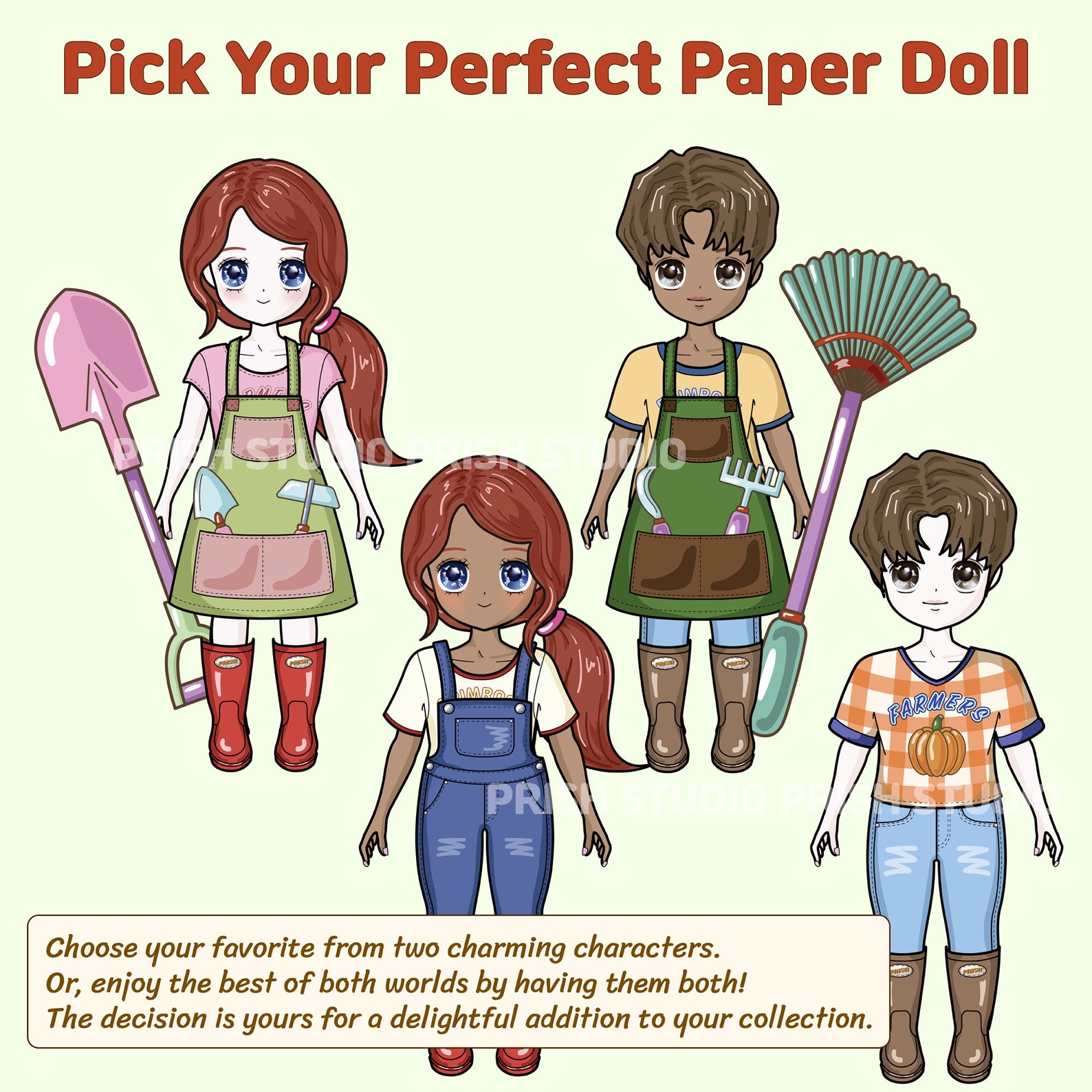 Printable Paper Doll House Farm Busy Book Easy Paper Craft DIY for Kids ...