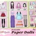 Paper Doll House Printable Paper Doll Busy Book Quiet Book Dress up ...