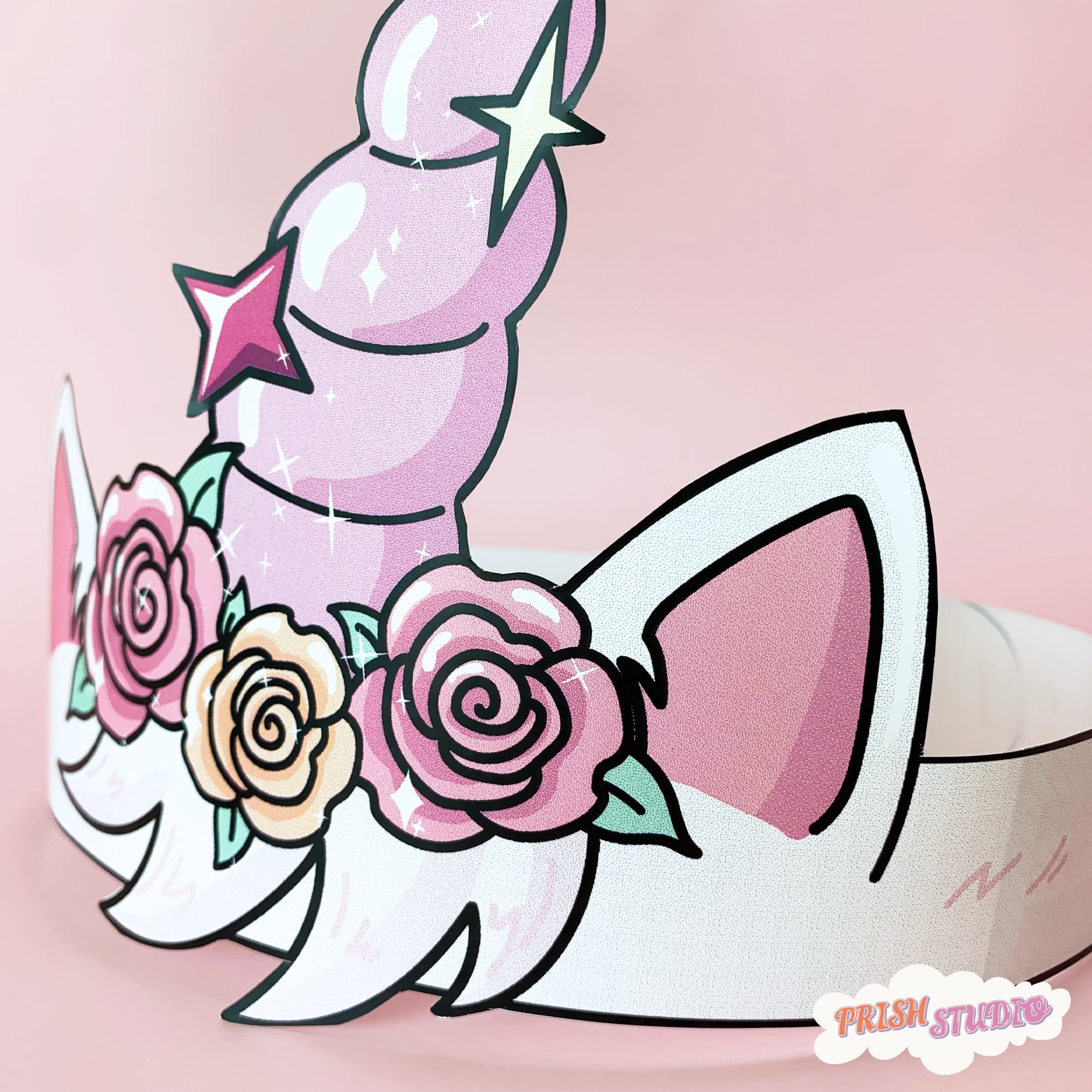 Unicorn Paper Crown Printable Party Birthday Decor Hat Kids Easy Craft ...