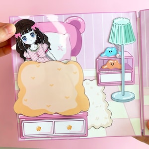 Printable Paper Doll House for Kids, DIY Busy Book, Paper Craft for ...