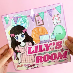 Printable Paper Doll House for Kids, DIY Busy Book, Paper Craft for ...