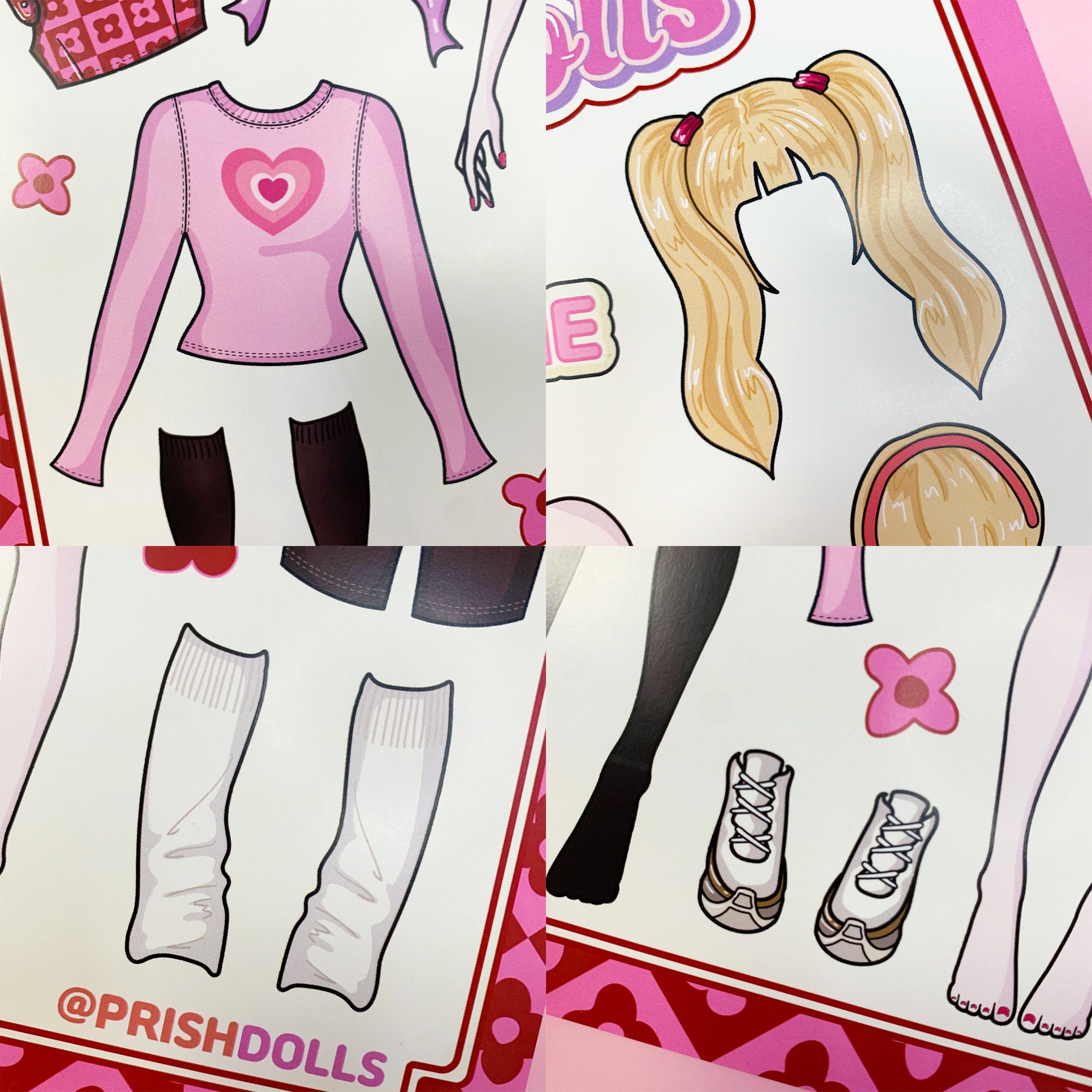 Printable Paper Dolls Dress up DIY Template Stage Outfit - Etsy Hong Kong