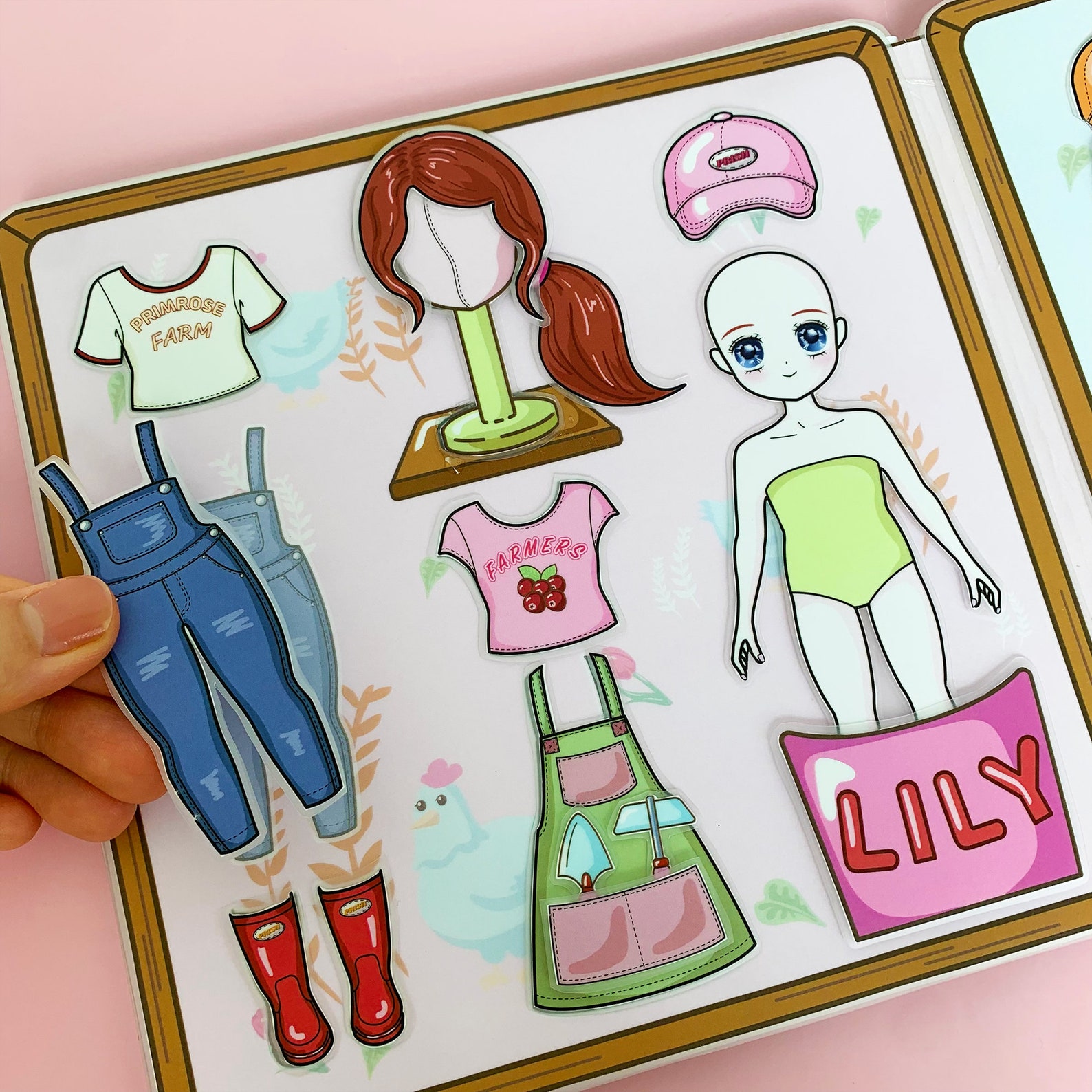 Printable Paper Doll House Farm Busy Book Easy Paper Craft DIY - Etsy UK