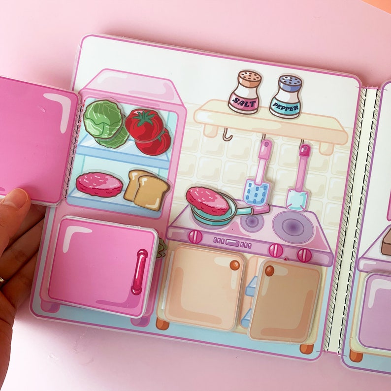 Paper Doll House Printable Paper Doll Busy Book Quiet Book Dress up ...