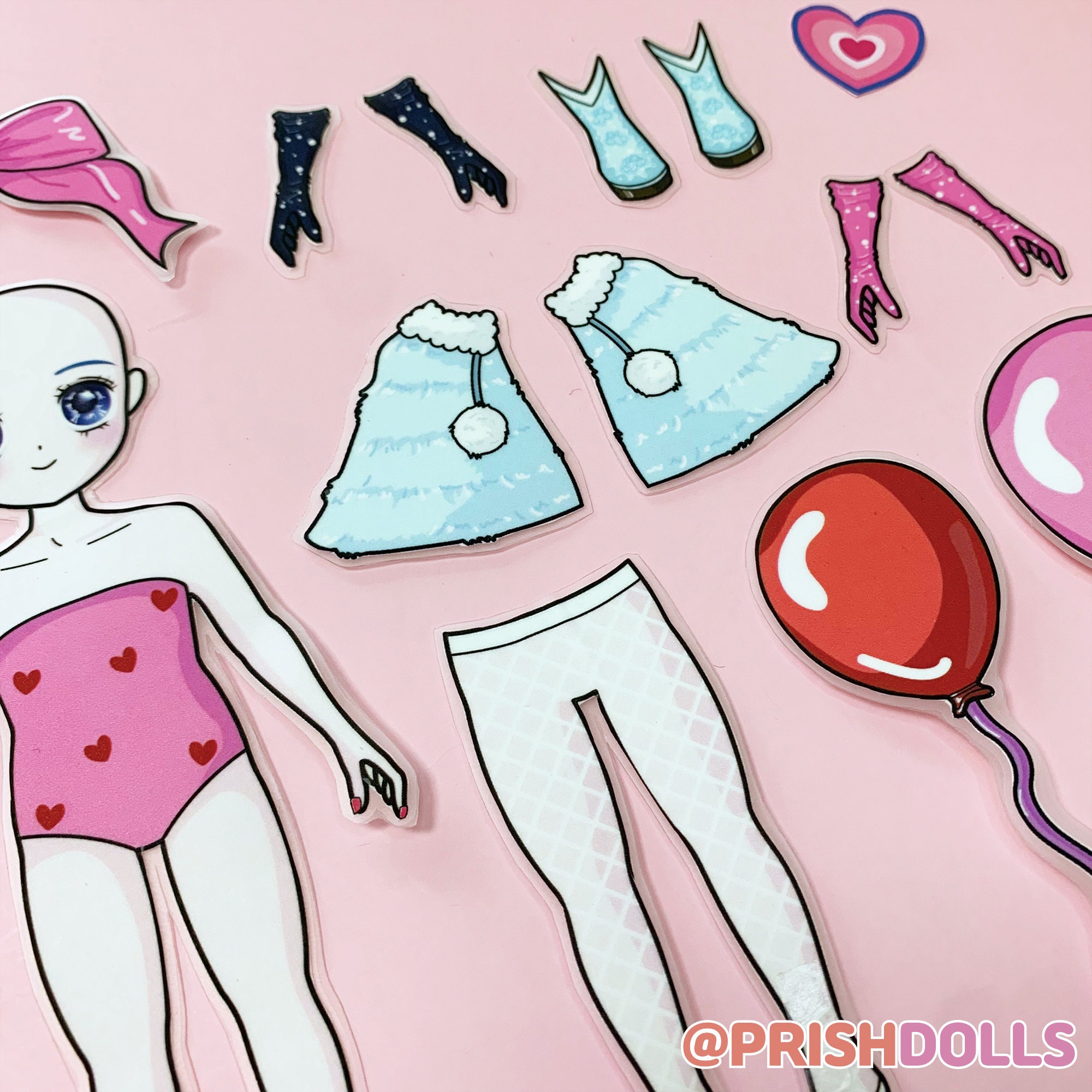 Printable Paper Dolls Clothing, Easy Paper Craft for Kids, Stage Outfit ...