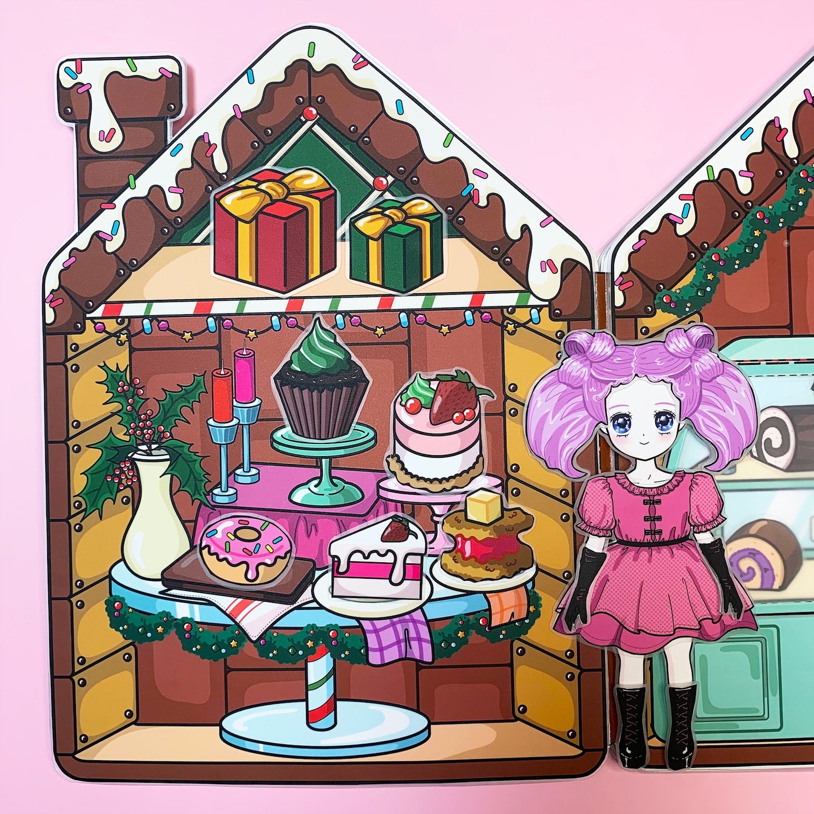 Paper Doll House Printable Christmas, Kids Activity Bundle, DIY Busy ...