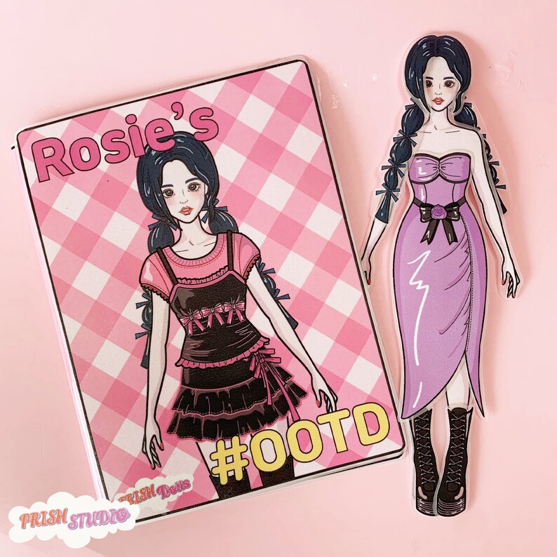 Printable Paper Dolls Dress up for Kids, DIY Busy Book, Paper Craft for ...