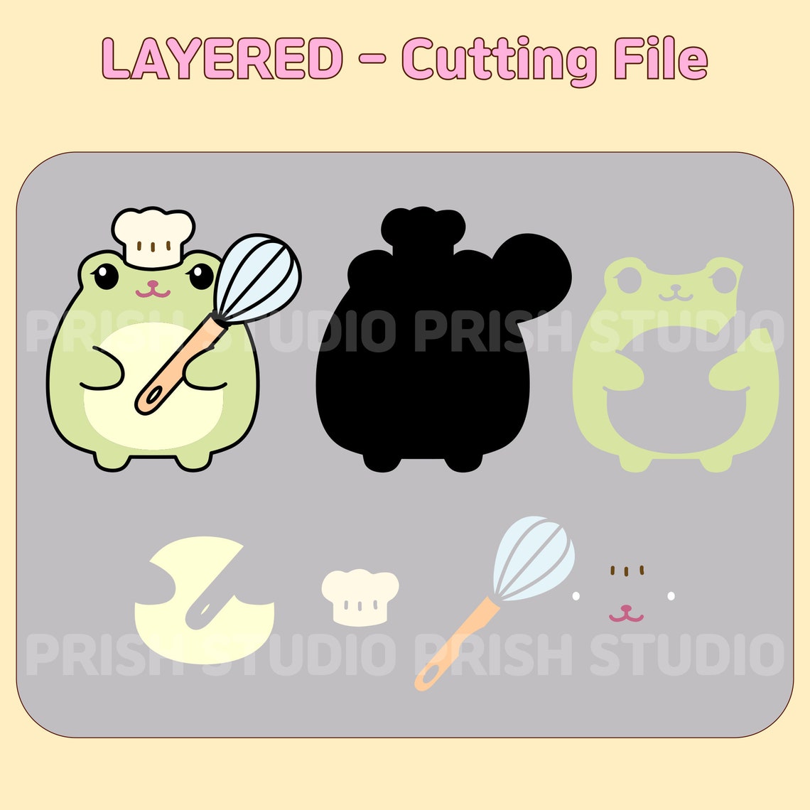 Kawaii Clipart Cute Frog SVG Clip Art Love Stickers PNG Valentine Funny ...