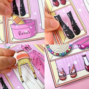 Printable Paper Doll Dress up Kit, Summer Wardrobe, DIY Busy Book, Easy Paper Craft, Girls ...