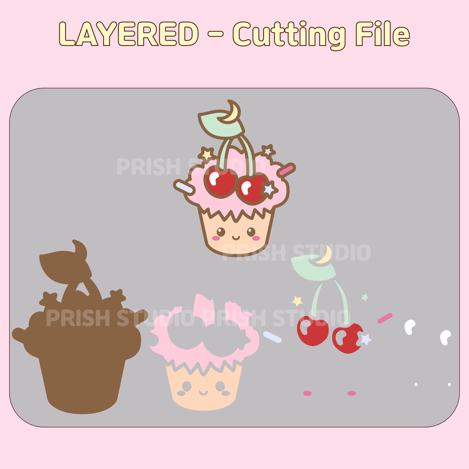 Kawaii Clipart Cute Dessert Clip Art Food Cake Stickers - Etsy UK