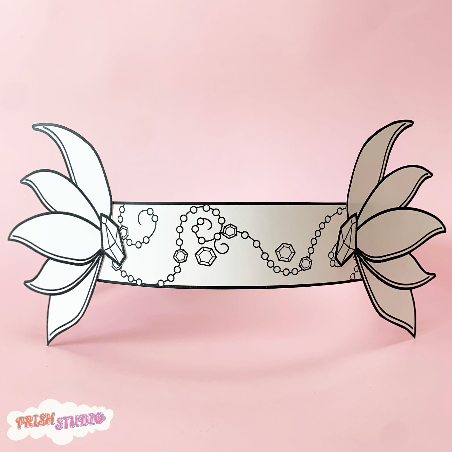 Fairy Paper Crown Printable Party Hat Kids Easy Craft Coloring DIY Elf ...