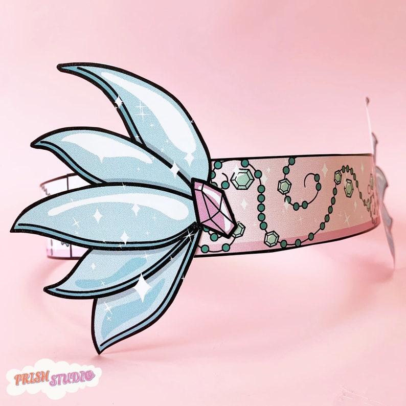 Fairy Paper Crown Printable Party Hat Kids Easy Craft Coloring DIY Elf ...
