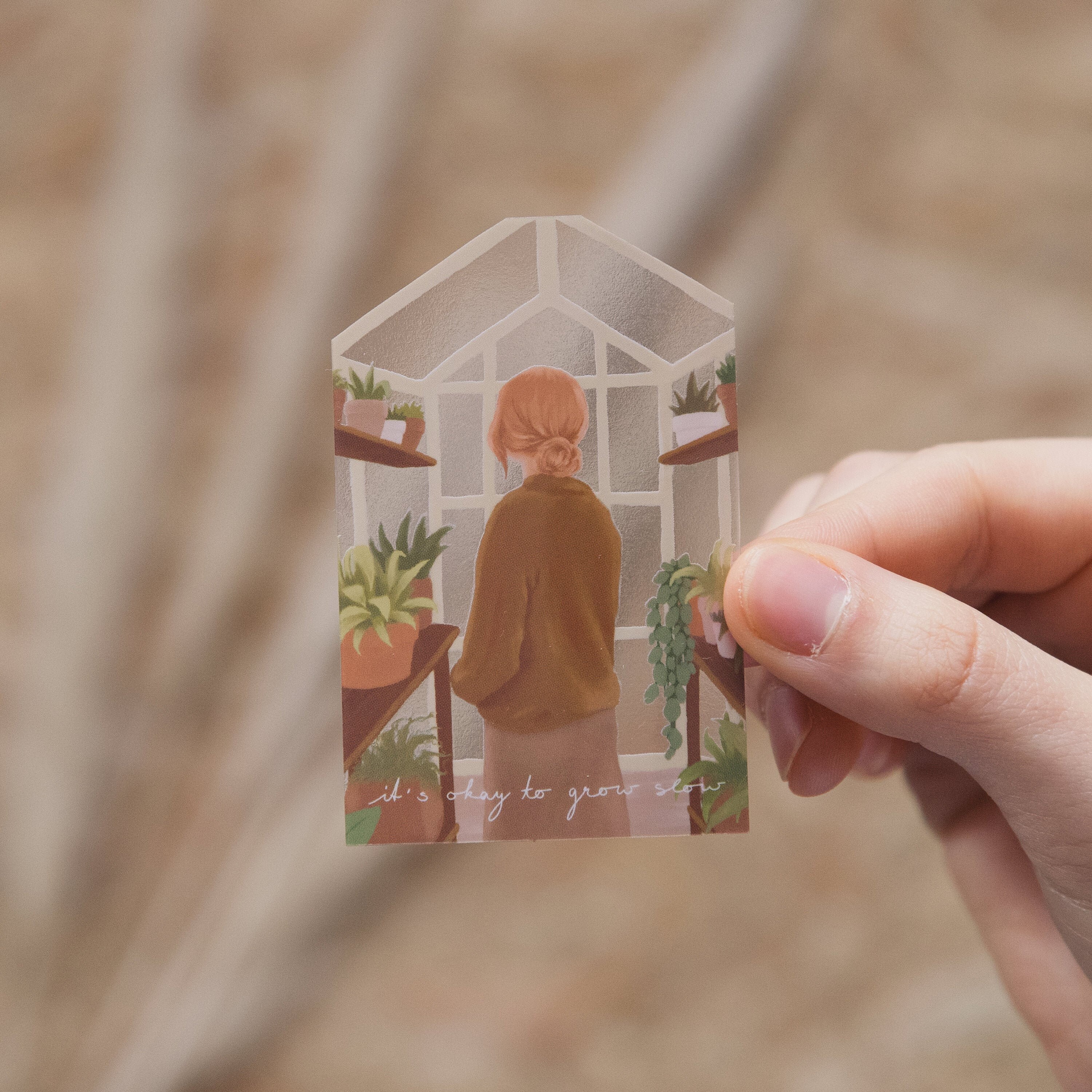 Sticker It's Okay To Grow Slow | Etsy