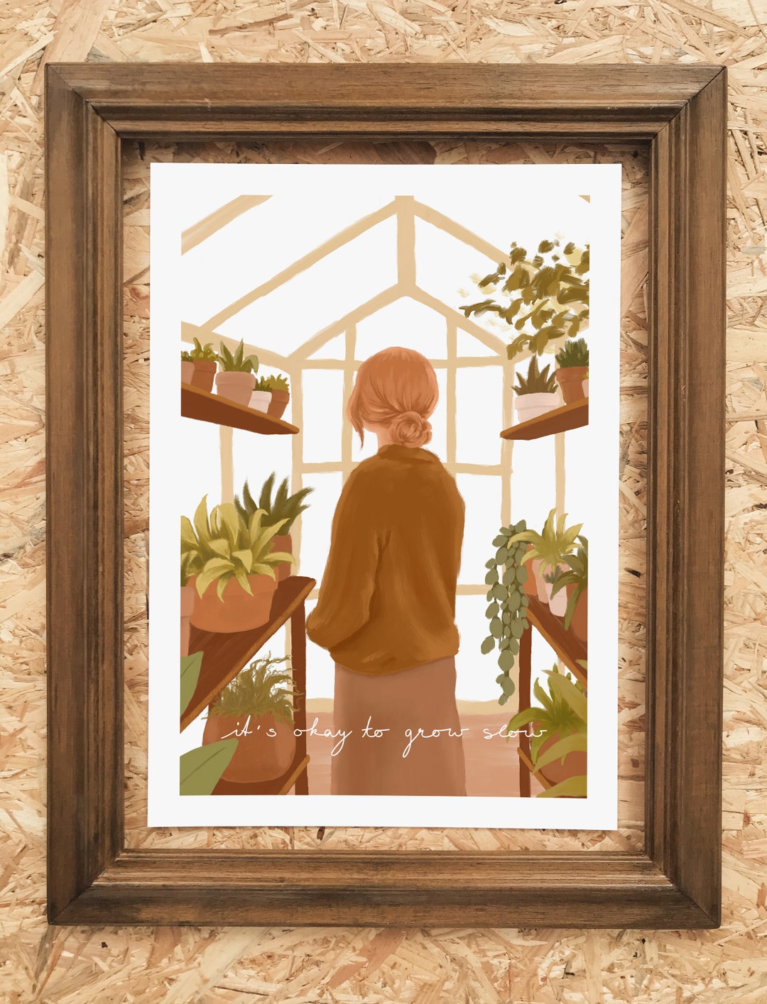 It's Okay to Grow Slow, Art Print - Etsy