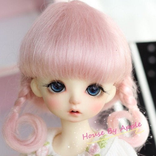 BJD Bridal Cute Light Gold Odango Hair Mohair Wig for 1/3 SD - Etsy