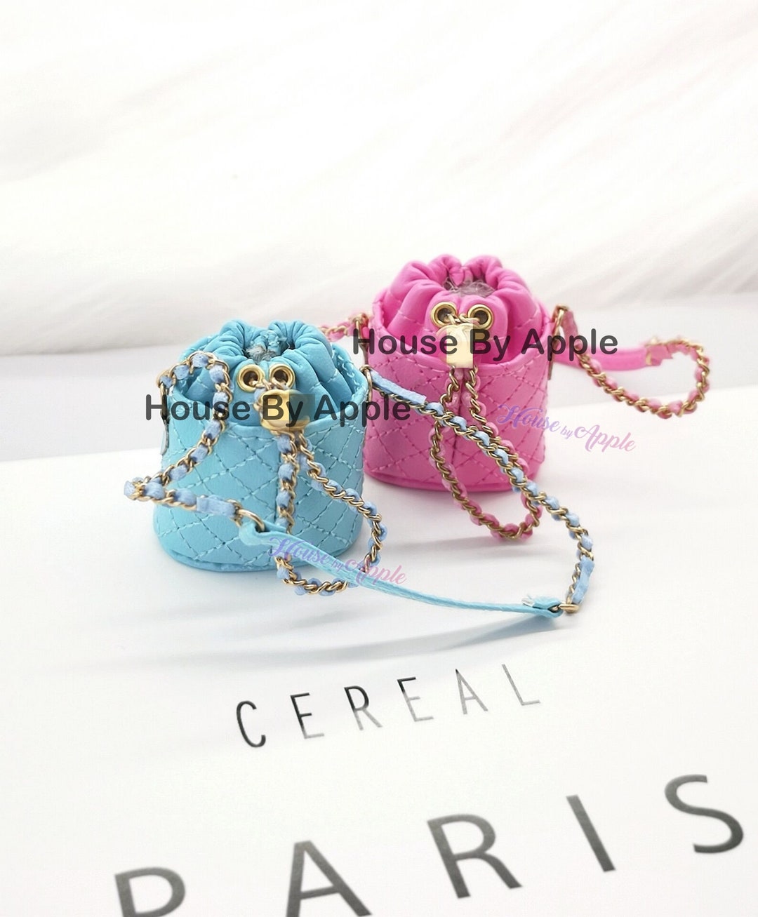 Fashion Doll Mini Bucket bag Doll Sac à main Sac de poupée fait à la ...