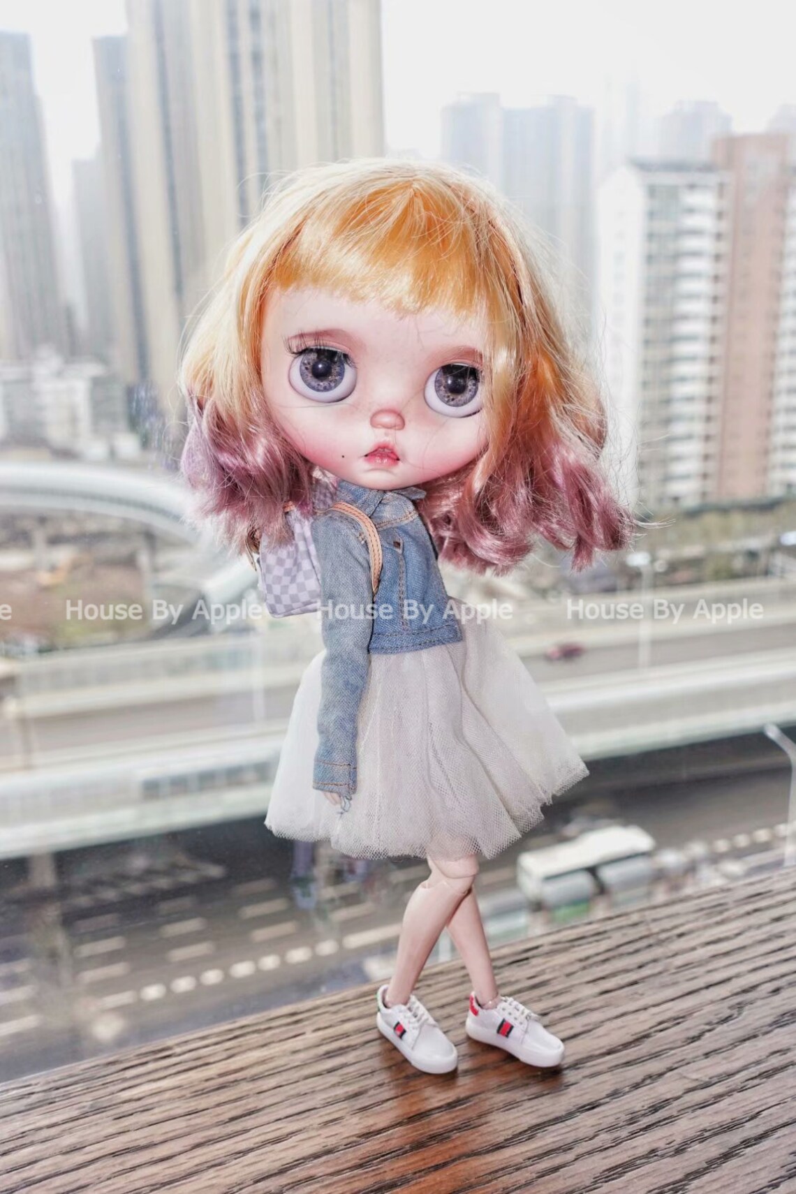 Fashion Doll Mini Luxury Backpack Handmade Doll Bag for Neo Blythe OB11 ...