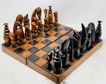 African chess set | Etsy
