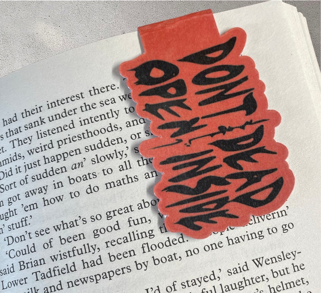 Magnetic Bookmark, Dont Open Dead Inside, TWD, the Walking Dead ...