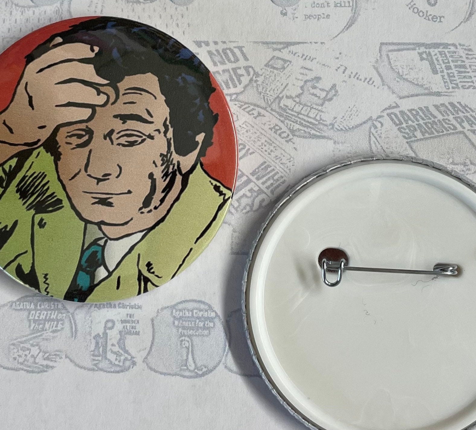 Lieutenant Columbo Pinback Button Badge Fridge Magnet - Etsy