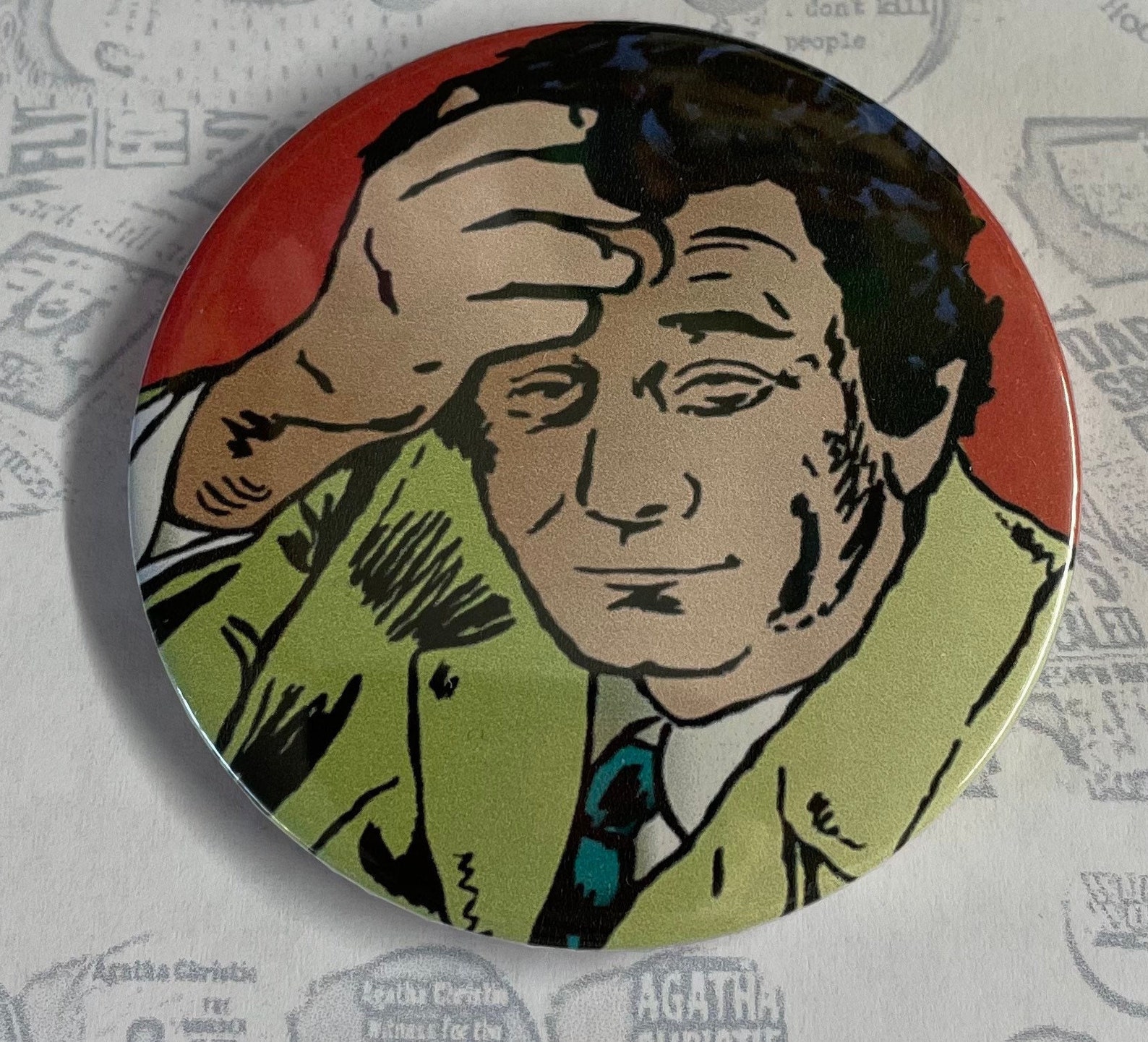 Lieutenant Columbo Pinback Button Badge Fridge Magnet - Etsy