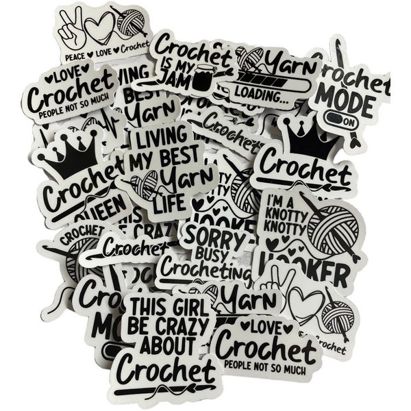 Crochet Hook Decal - Etsy