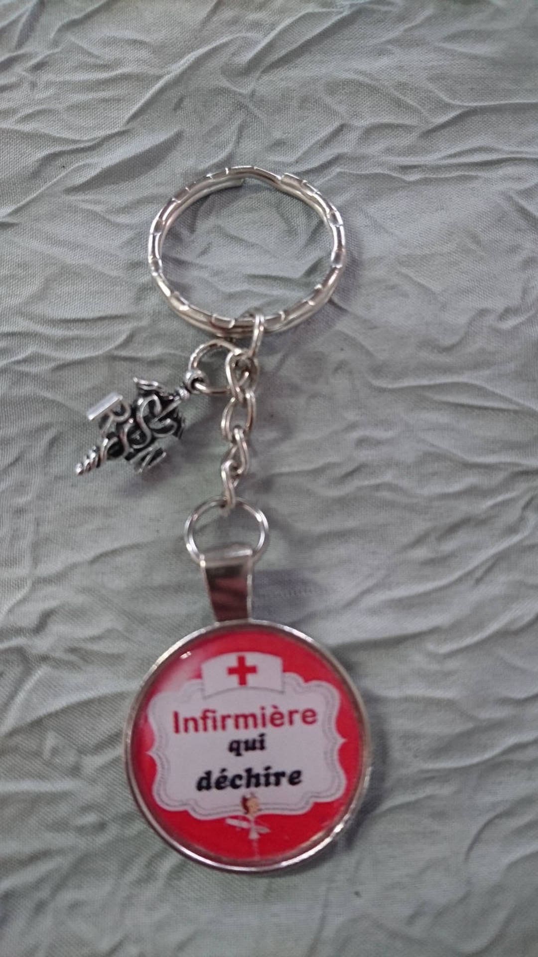 Key Ring Slogan nurse Who Rips - Etsy