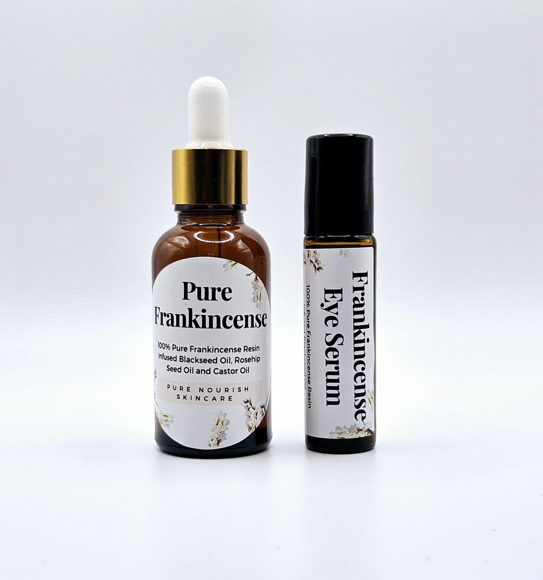 Frankincense Resin Oil and Eye Serum, Facial Oil Blend, Castor Oil,black Seed Oil,rosehip Oil ...