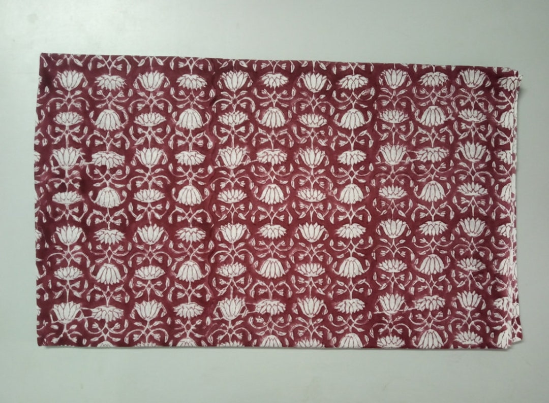 100 Pure Cotton Fabric Block Print Fabric Fabric By The Etsy 100 Pure Cotton Fabric Block Print Fabric Fabric By The Etsy