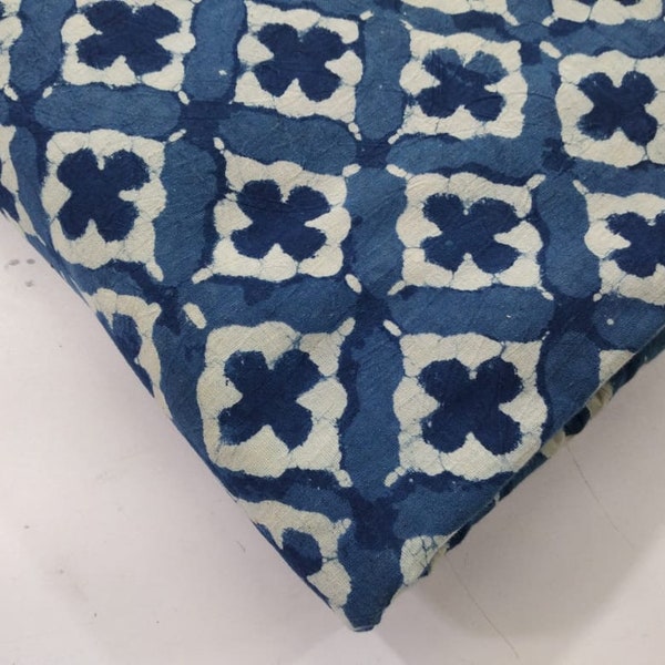 Indigo Print Fabric - Etsy