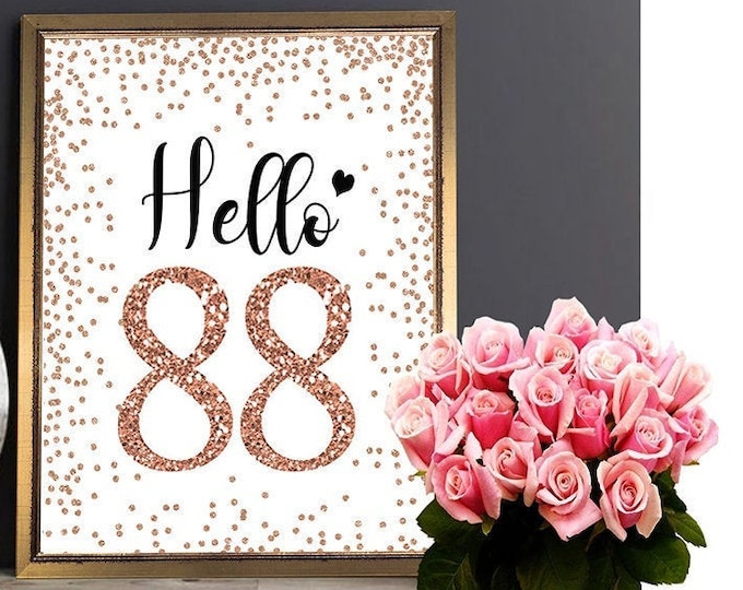 88th Birthday Cake Topper, 88 Never Looked so Good Cake Topper, 88th ...