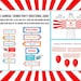 Carnival Theme Party Bundle, Invitations & Decorations, Printable ...