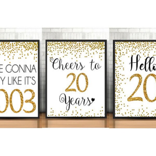 20th Birthday - Etsy
