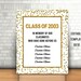 Gold Class of 1974 PRINTABLE Poster, 8x10, 16x20, Class of 74 PRINTABLE ...